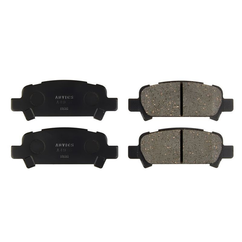 Дисковые тормозные колодки задние SUBARU FORESTER SF5 (97-02), IMPREZA GC8 / GF8 (98-00), LEGACY ...