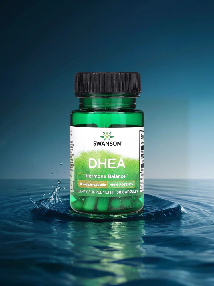 Swanson, ДГЭА 25мг 30капсул / высокая эффективность, 25 мг, 30 капсул купить на OZON по низкой ...