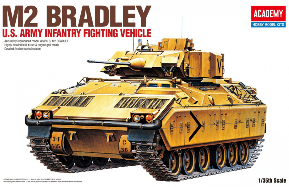 Academy 13237 1/35 M2 BRADLEY IFV сборная модель танка купить на OZON ...