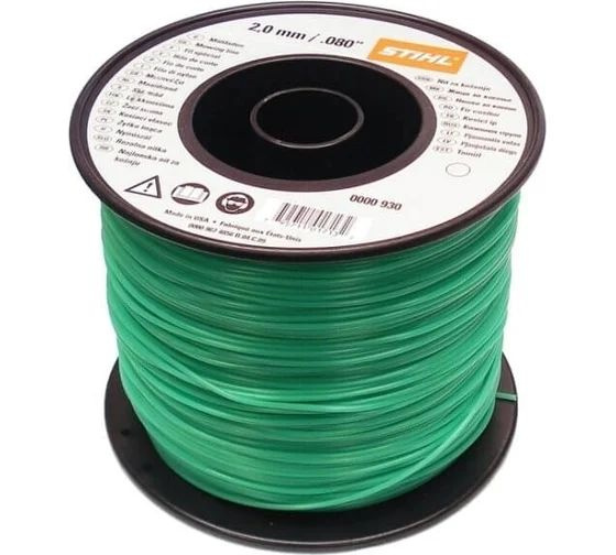 Косильные струны круглого сечения STIHL, 2 мм х 1550 м 0000-930-2575 купить на OZON по низкой ...