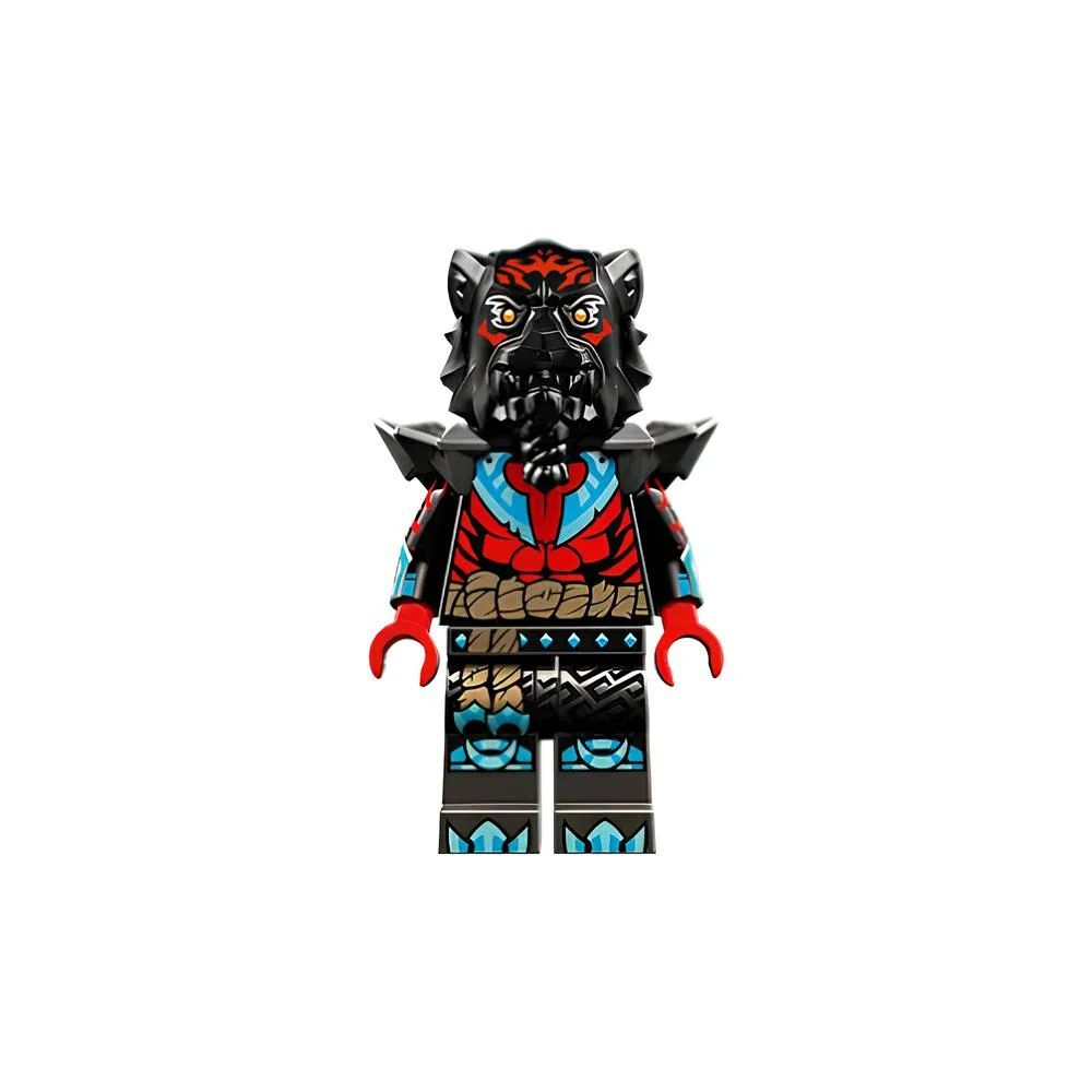 Минифигурка Lego Ninjago Lord Ras - Red Markings and Muscles, Pearl ...