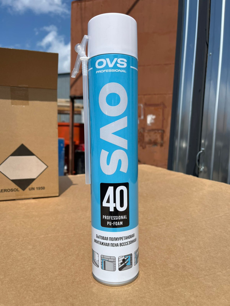 OVS Professional Полиуретановая монтажная бытовая всесезонная пена 40+ купить на OZON по низкой ...