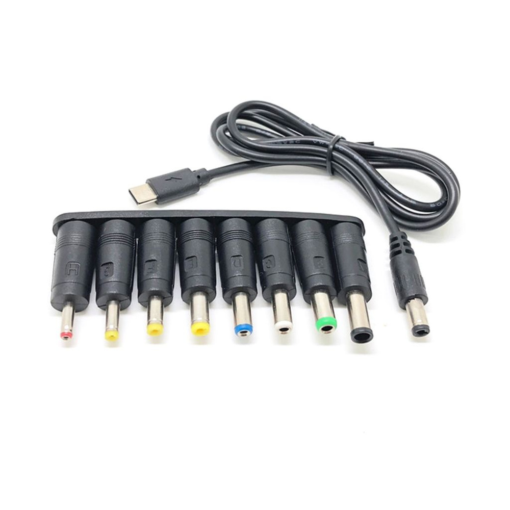 TypeC DC5V до 12V 9V Power-Cable TypeC to DC-Jack Adapter Wire Usb ...