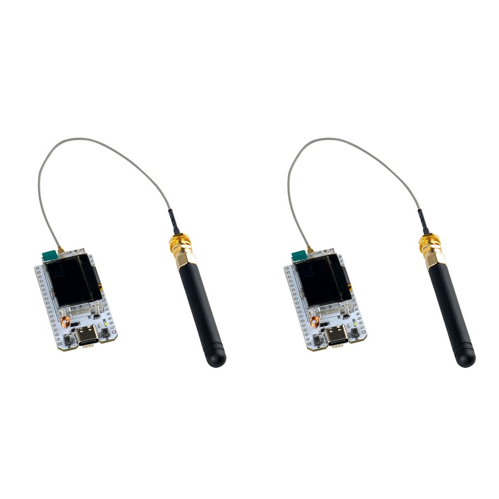 2x Heltec Meshtastic Lora32 V3 макетная плата 863 928 МГц Sx1262 0 96 дюймовый Oled дисплей Bt