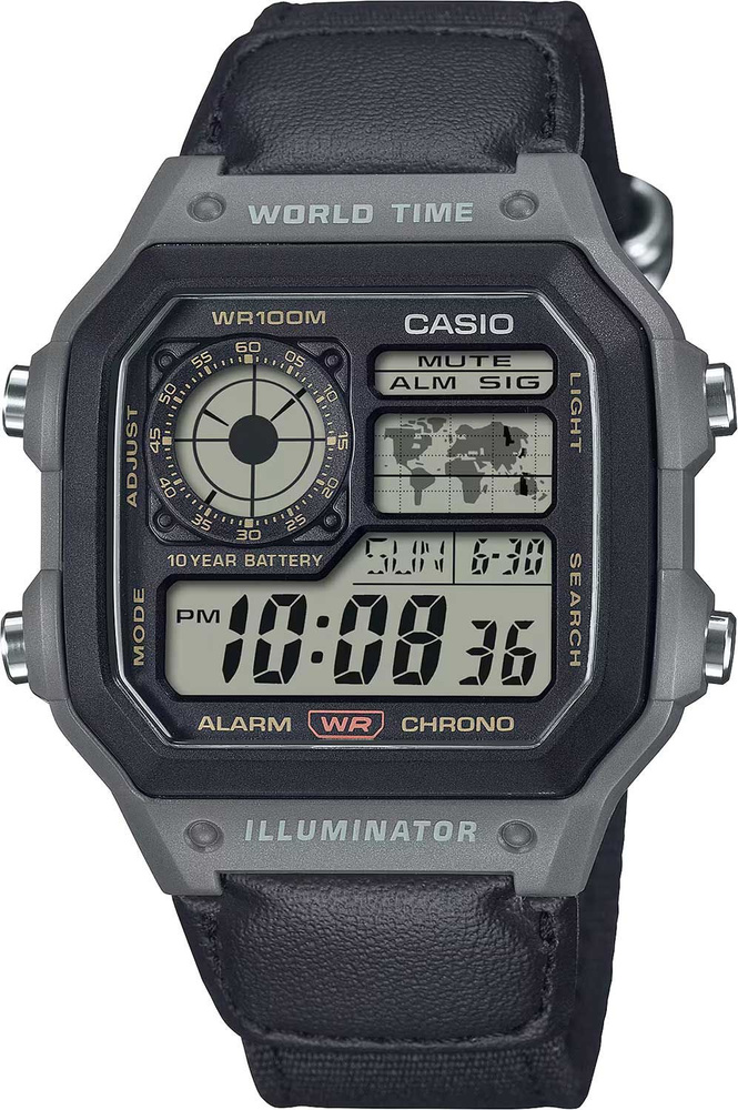 Часы мужские Casio Illuminator AE-1200WHUB-8A / Часы наручные ...