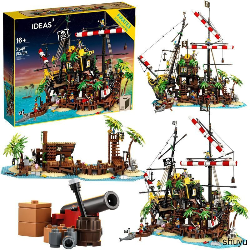 Конструктор IDEAS 21322 Пираты Залива Барракуды ,2545деталей,16 ...