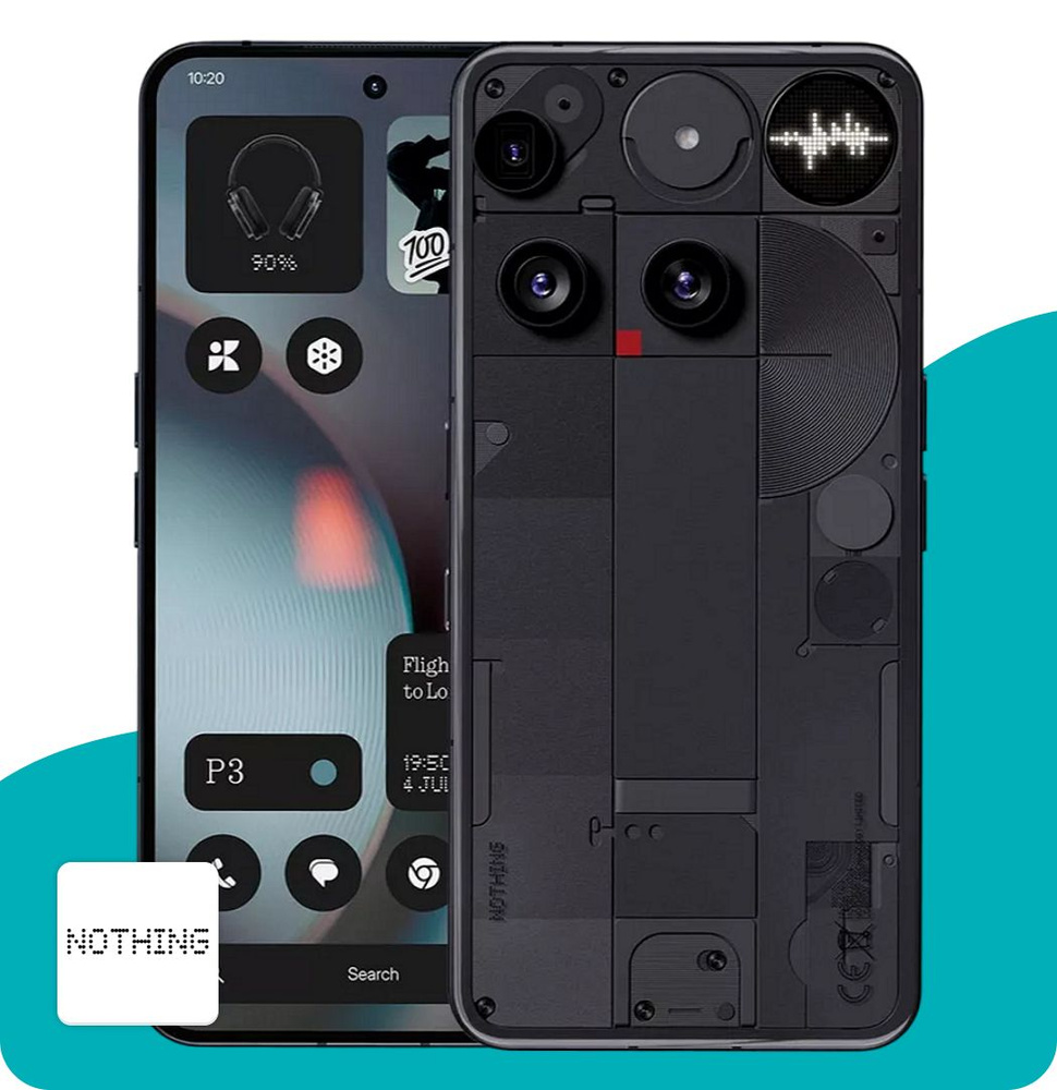 Смартфон Nothing Phone 3, 12.256Gb 32 ГБ 6.67 OLED/AMOLED ...