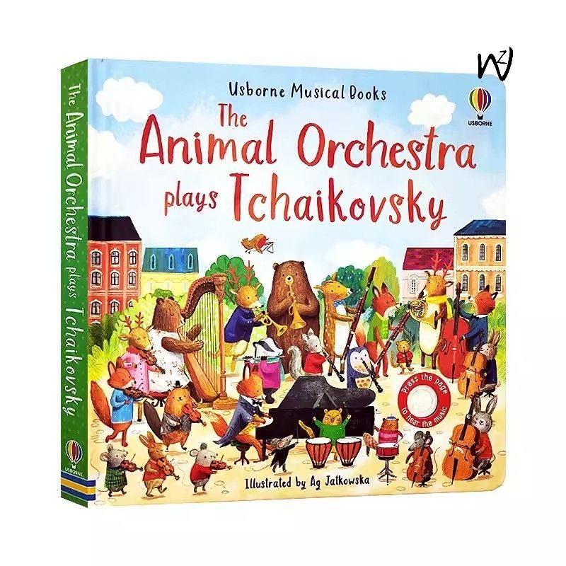Usborne Orchestra Music Book Children's Instrument Cognitive Art ...