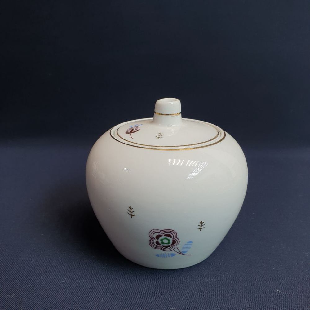 Сахарница, Вербилки 1954-1965 гг, фарфор, деколь, позолота, 500 мл. Винтаж, СССР. купить на OZON ...