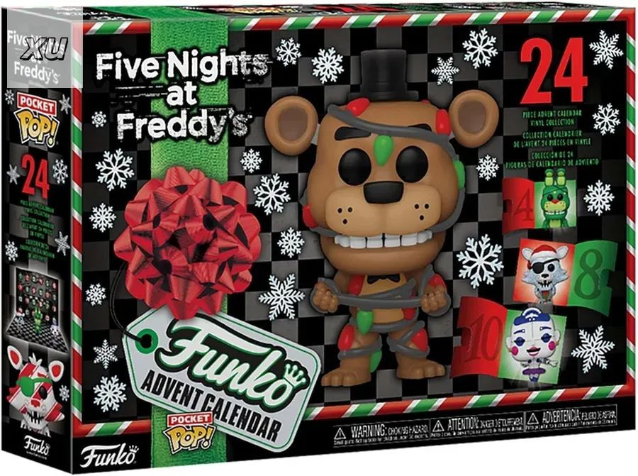 Фанко Поп! Рождественский адвент-календарь: Five Nights at Freddy s 2024, 24 Pocket Pop! Фигурки ...