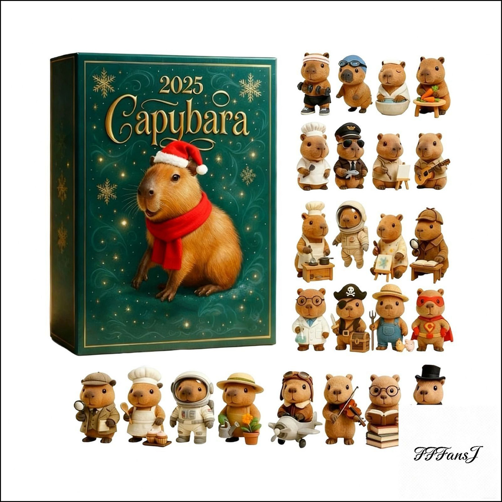 Адвент-Календарь с Капибарой Рождественский календарь купить на OZON по ...