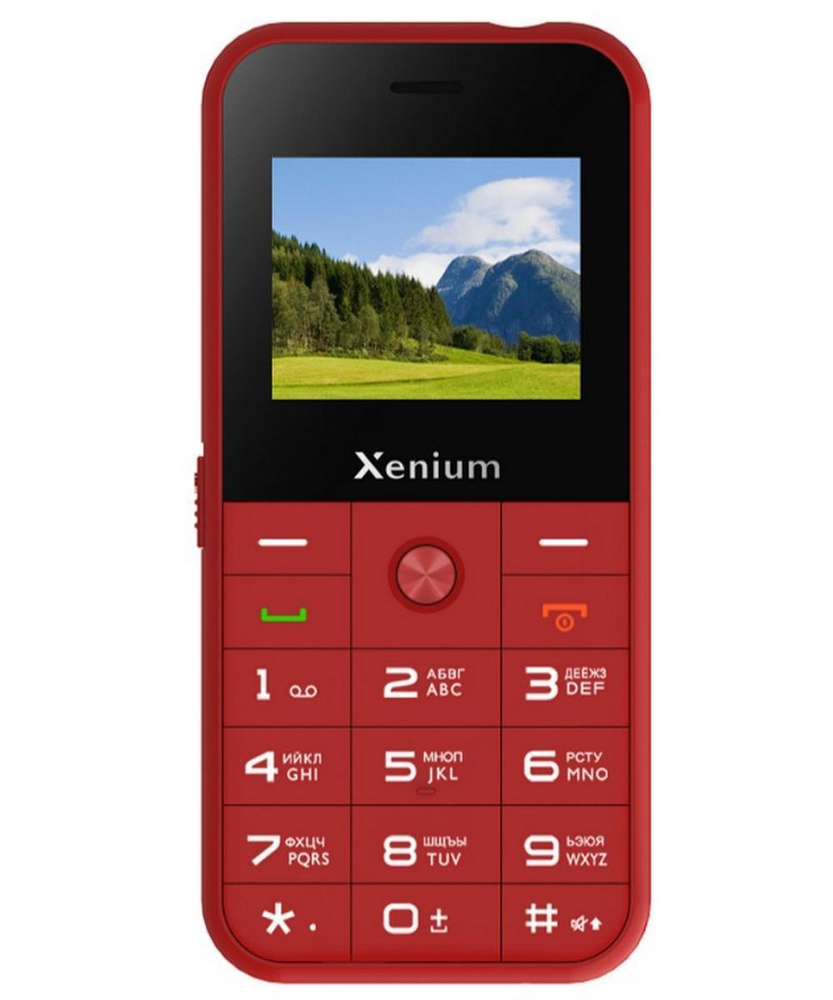 Мобильный телефон Xenium X718 Красный 2 sim 1.77 TFT 2G (RU) купить на OZON по низкой цене ...