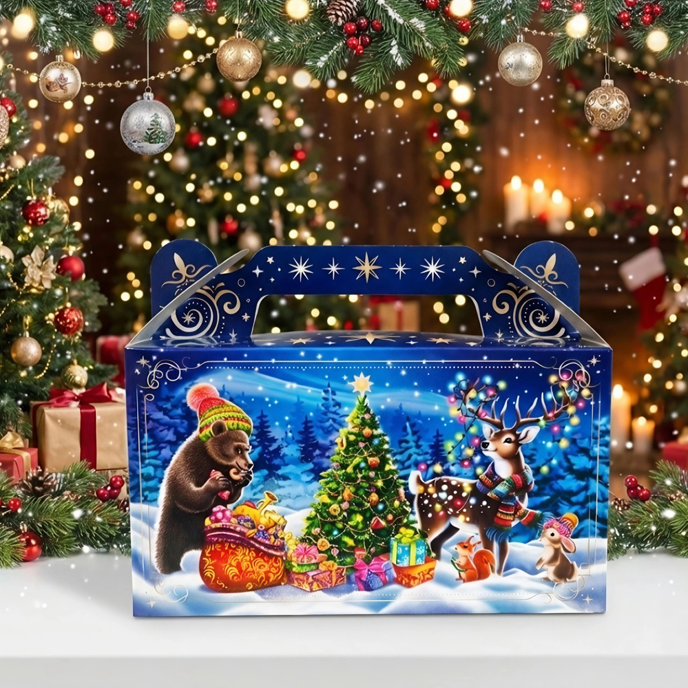 Сладкий новогодний подарок 18см*14см купить на OZON по низкой цене ...