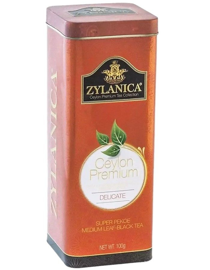 Чай листовой черный ZYLANICA Batik Delicate SP железная банка 100 г ...