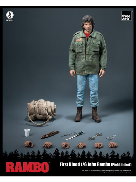 фигурки Threezero Rambo: First Blood Series Action Figure 1/6 John ...
