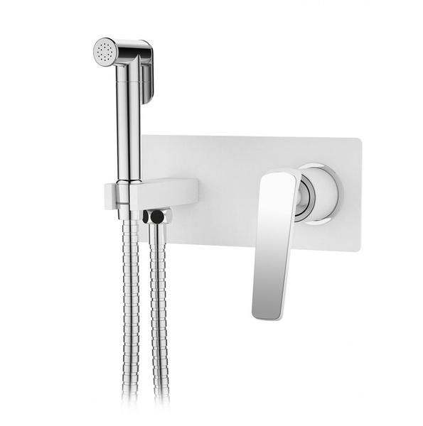 Гигиенический душ со смесителем, скрытого монтажа для унитаза, встраиваемый, монтируется на ...