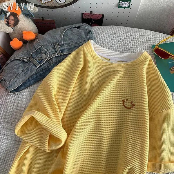 Футболка Женский, Мужской SYJYW топаз Короткий, размер 46 Полиэфирное волокно Логотип свободный ...