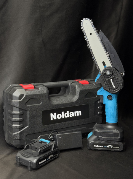 Пила аккумуляторная цепная Noldam 2 АКБ, 21V / Сучкорез / Минипила купить на OZON по низкой цене ...