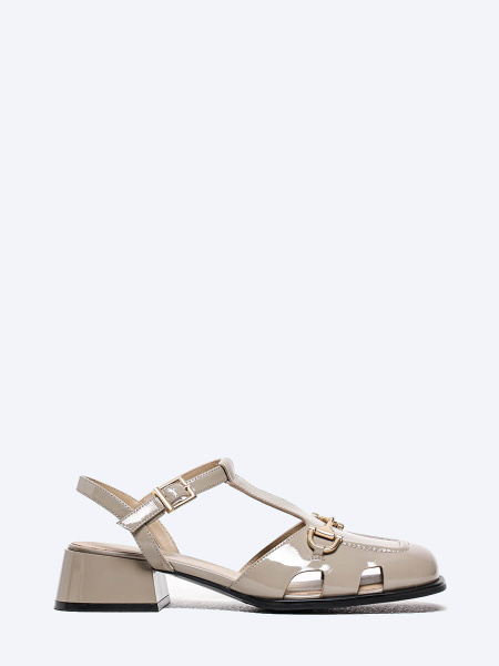 Босоножки Женский BASCONI Кожа натуральная лакированная, размер 35 F На любой сезон Италия ...