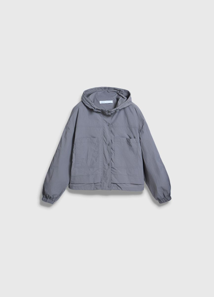 Ветровка Женский O'STIN серый Текстиль, размер 46 Длинный На любой сезон свободный Китай купить ...