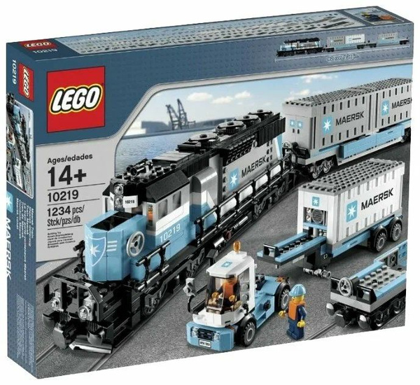 Конструктор LEGO 10219 Поезд MAERSK Trains купить на OZON по низкой ...