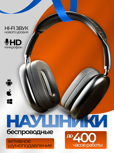 Наушники Накладные беспроводные Проводное + беспроводное 12345675 ...