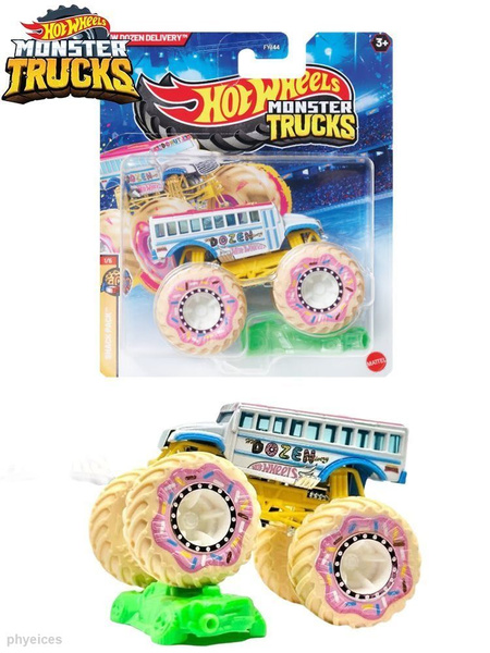 Машинка Mattel Hot Wheels Monster Trucks (Монстр трак)2025 FYJ44-Hw Dozen Delivery купить на ...