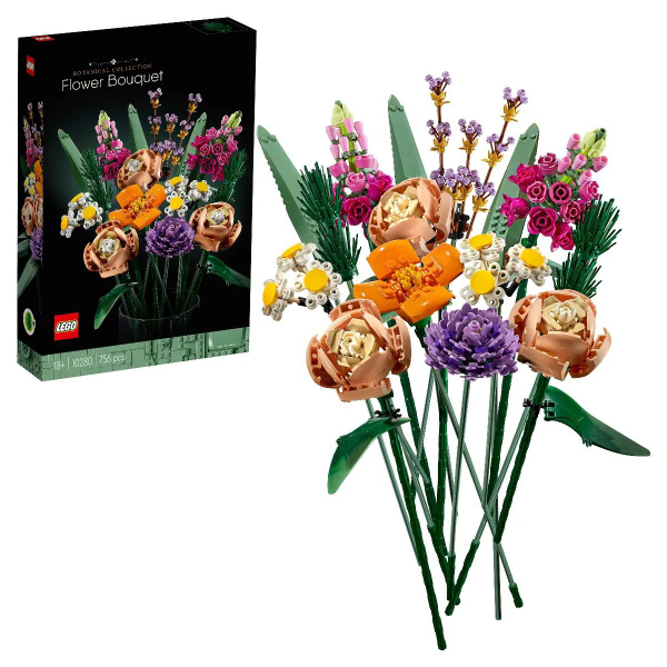 Конструктор LEGO Букет цветов Botanicals 10280 купить на OZON по низкой ...