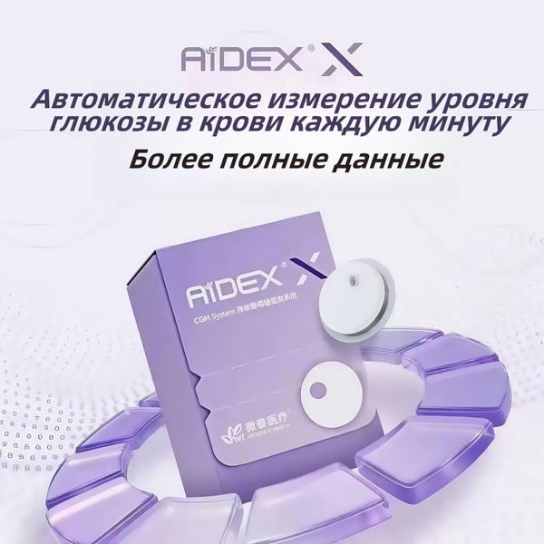Непрерывный монитор здоровья AiDEX 2 с высокой точностью и удобством ...