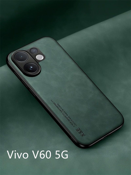 Кожа чехол для Vivo V60 ( Виво V60 5G ) Магнитное притяжение внутри чехол купить на OZON по ...