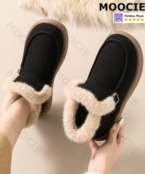 Ботинки Женский MOOCIE черный, размер 37 Зима Платформа купить c доставкой на OZON по низкой ...