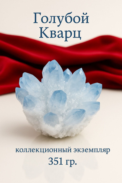 талисман Оберег/Голубой Кварц Друза средняя, 351 г купить на OZON по ...