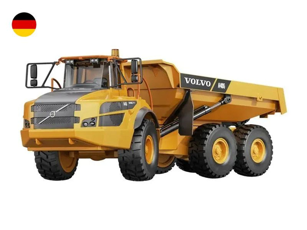 Радиоуправляемый самосвал Double Eagle Volvo A40G RTR масштаб 1:20 2.4G ...