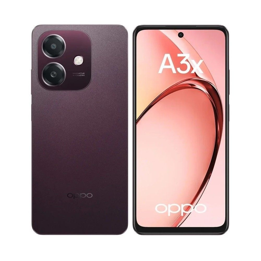 Смартфон OPPO A3x CPH2641 128 ГБ 4 ГБ Красный 6.67 IPS 6932169353557 ...