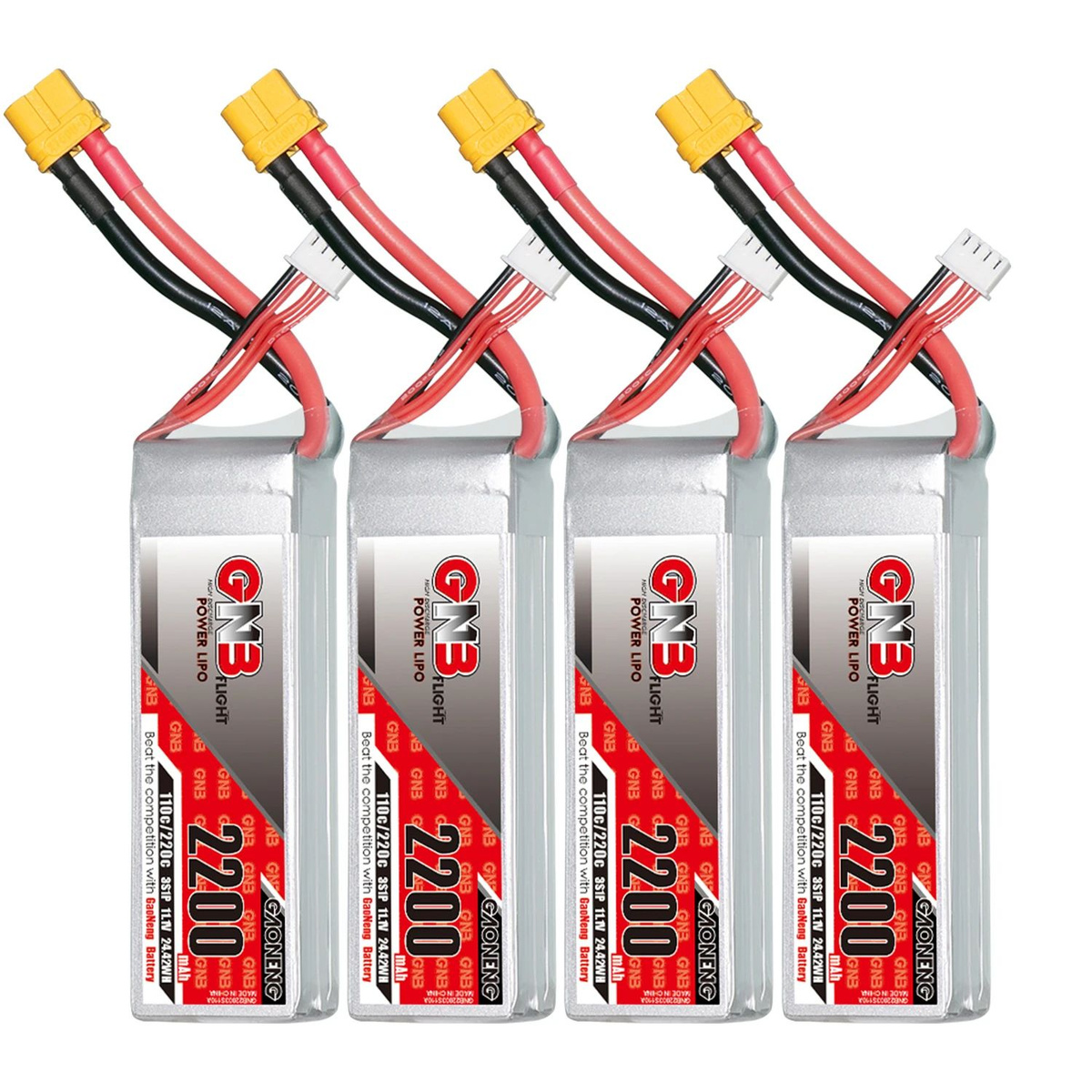 GAONENG GNB 2200 мАч 3S 110C 220C 11,1 В XT60 LiPo аккумулятор радиоуправляемая лодка ...