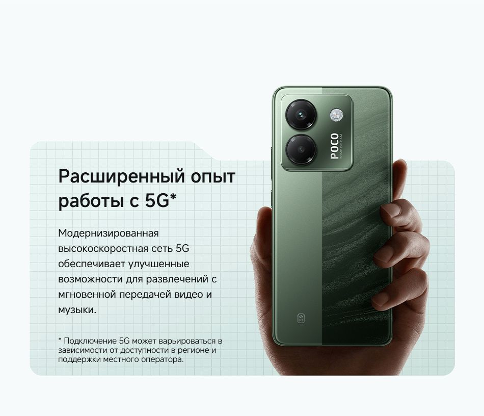 Смартфон Poco P M7 Pro 256 ГБ 8 ГБ Серый, Прозрачный 6.67 OLED/AMOLED ...