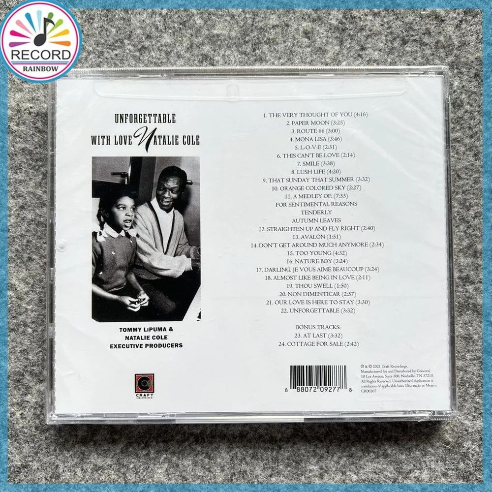 Natalie Cole Unforgettable CD Совершенно новый Запечатанный Альбом ...