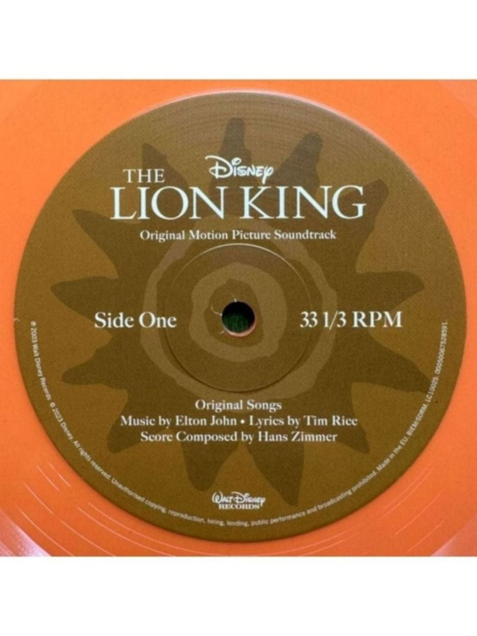 Виниловая пластинка Elton John, Tim Rice, Hans Zimmer - The Lion King ...