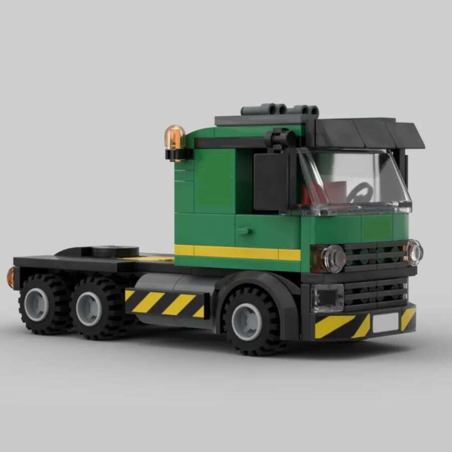 Конструктор Virgin Forest Cabover Truck & Logging Trailer 378 деталей ...