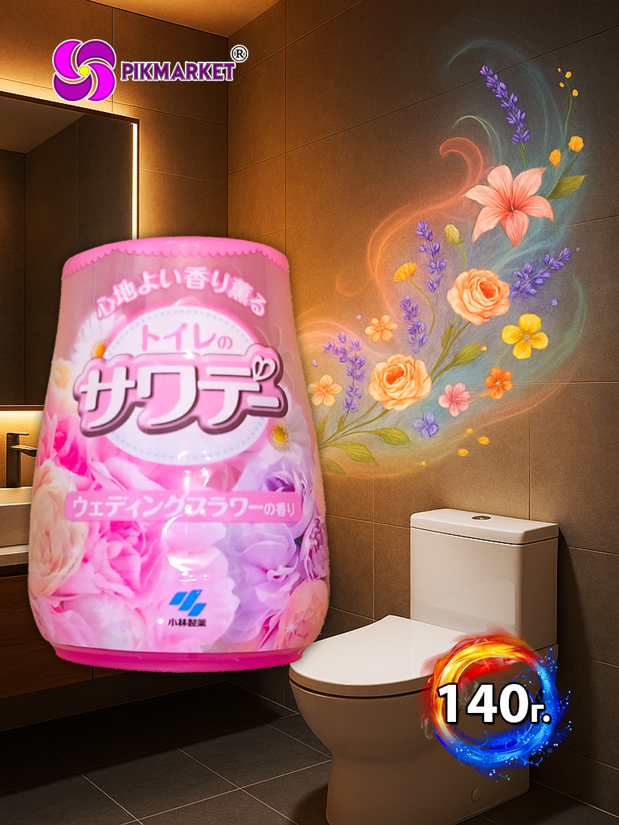 Освежитель воздуха для туалета KOBAYASHI Sawaday, 140гр. купить на OZON по низкой цене (2996848877)