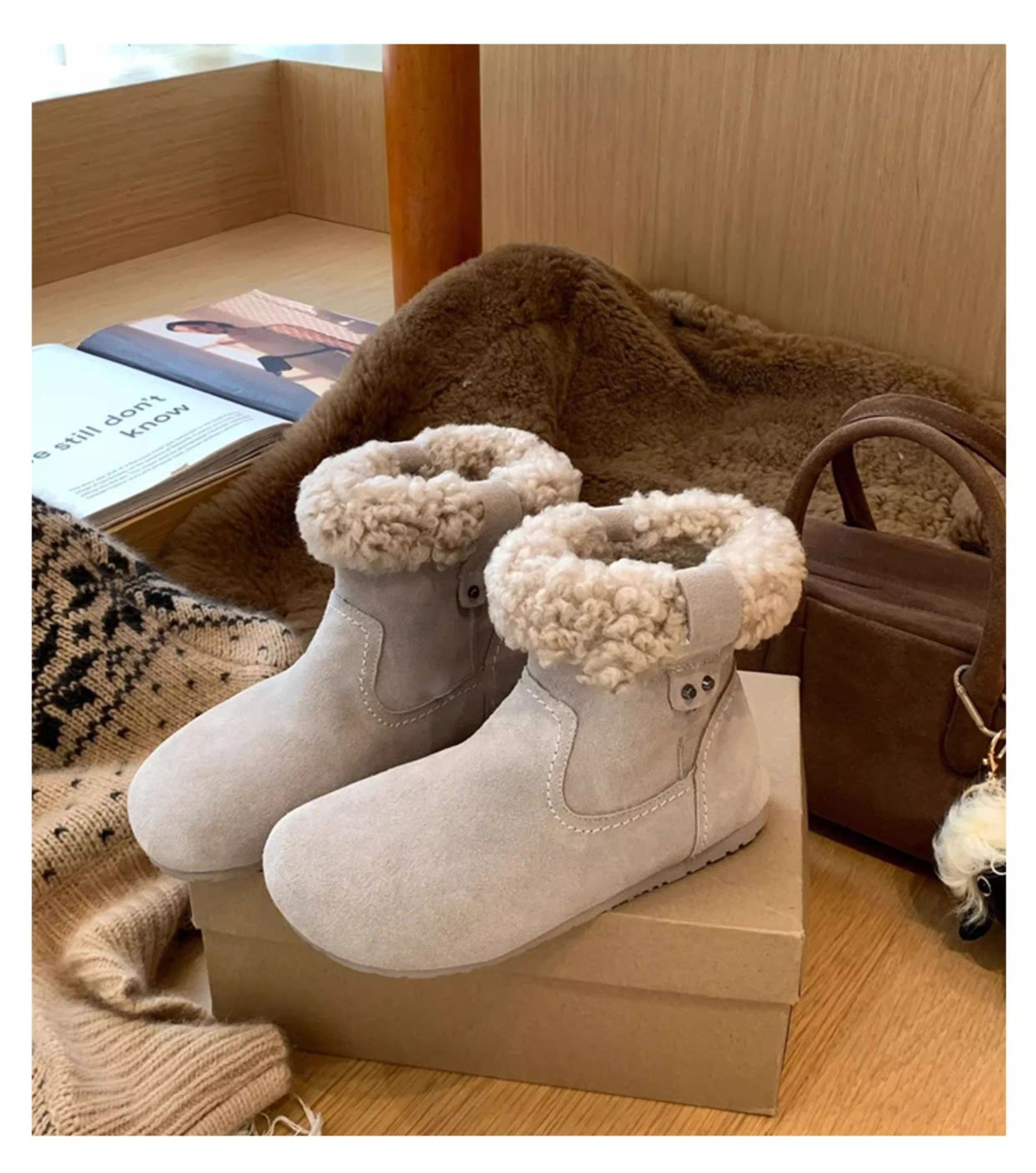 Дутики Женский кэмел EVA Зима Молния R (средняя) купить c доставкой на ...