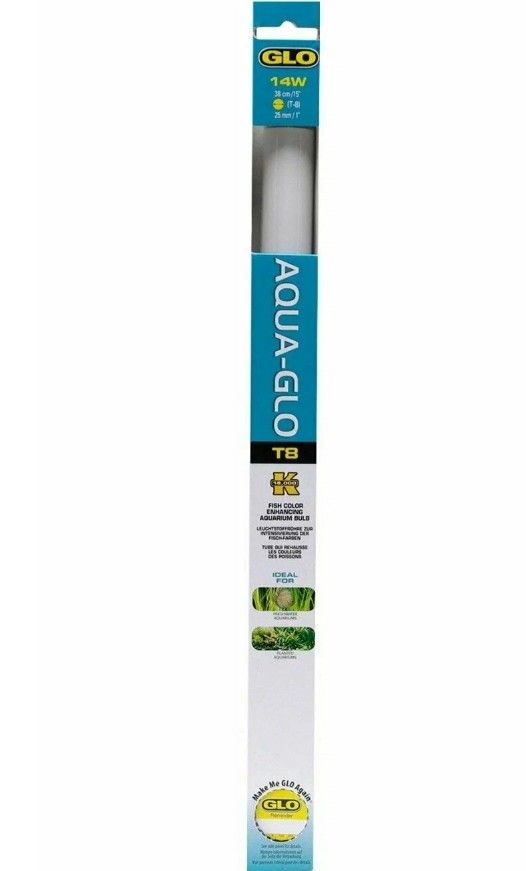 GLO Лампа Aqua Glo, 14 W, 38 см купить на OZON по низкой цене (1643953335)