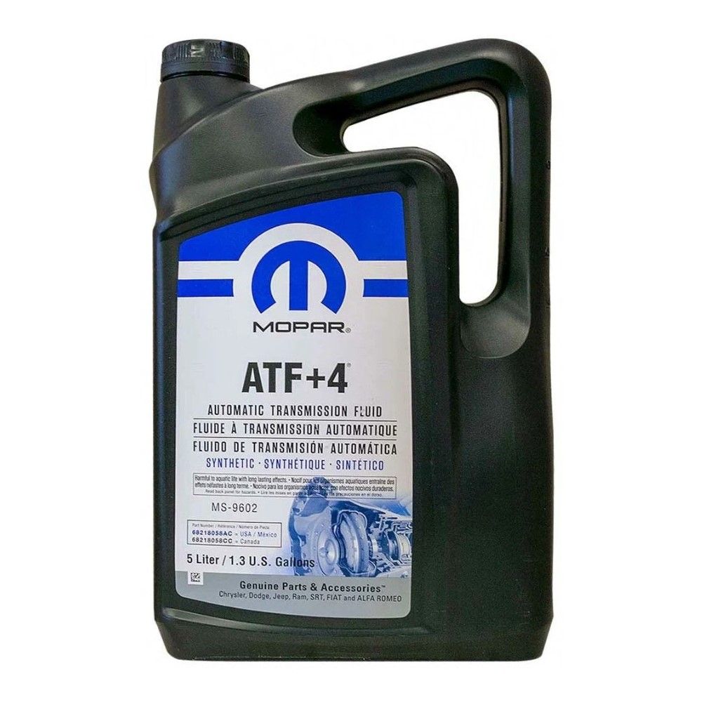 Масло трансмиссионное ATF+4 5л, Chrysler 68218058AC купить на OZON по ...