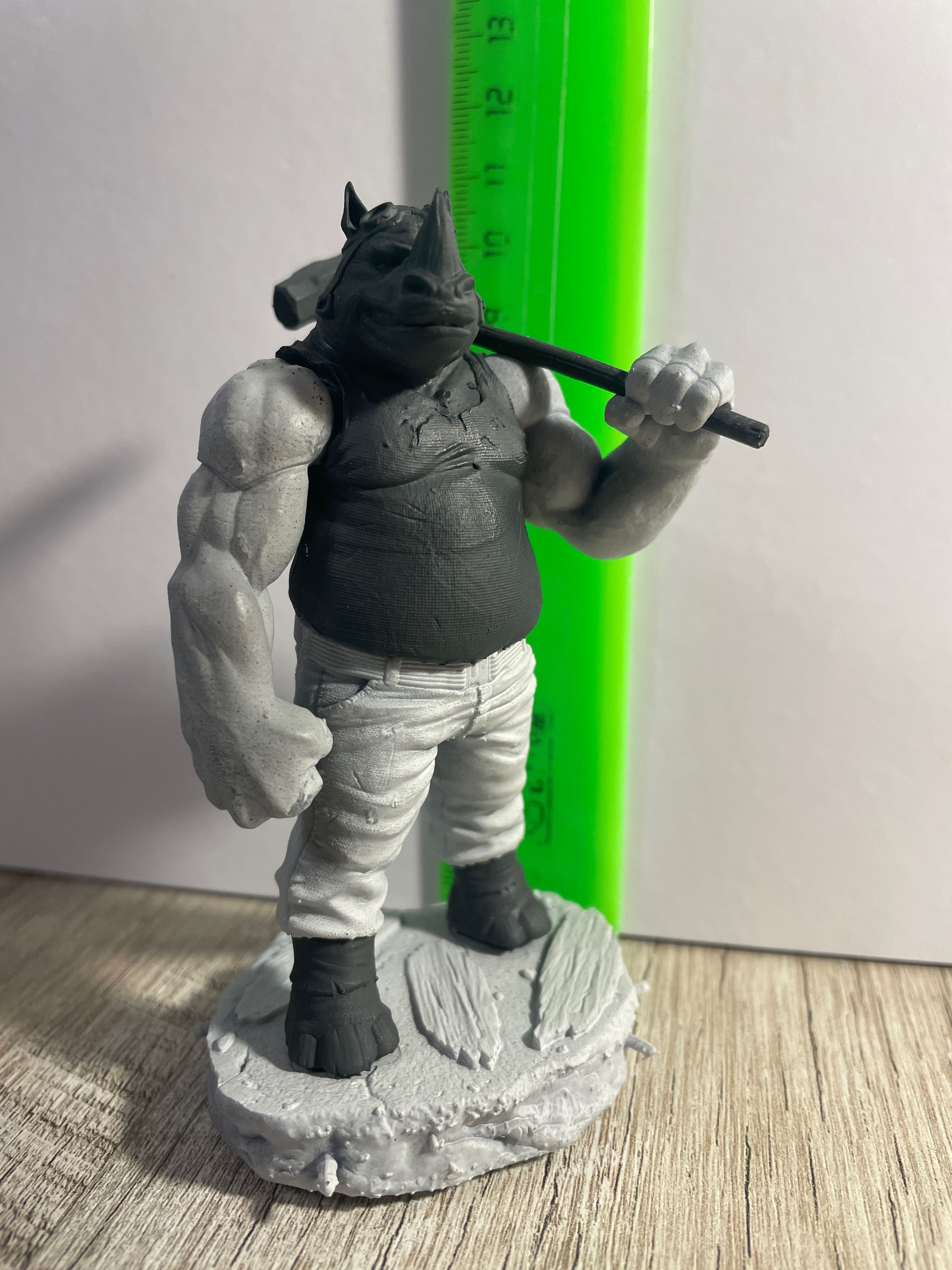 Фигурка Рокстеди Черепашки-ниндзя TMNT 20см, LA Figures купить на OZON ...