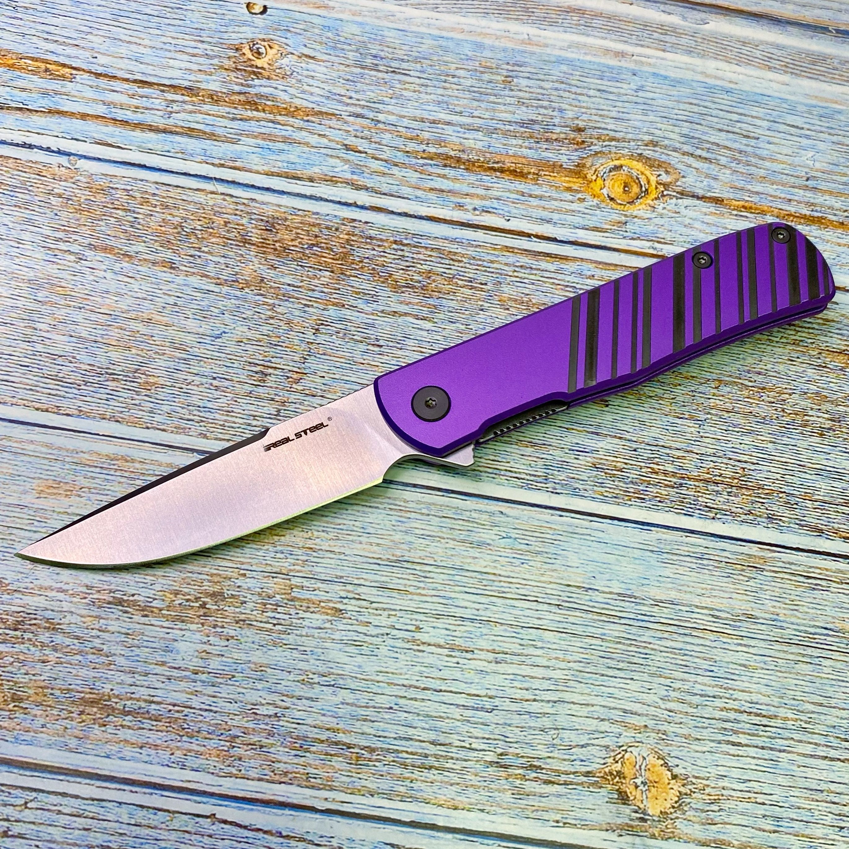 Складной нож Real Steel Karly Satin Purple / Grey 6053 купить на OZON ...