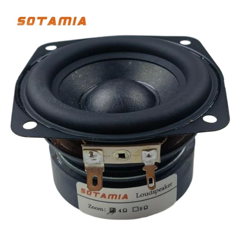 SOTAMIA 1Pcs 3-дюймовый сабвуфер Hifi Home Music Audio 4 Ом 15 Вт Звук ...