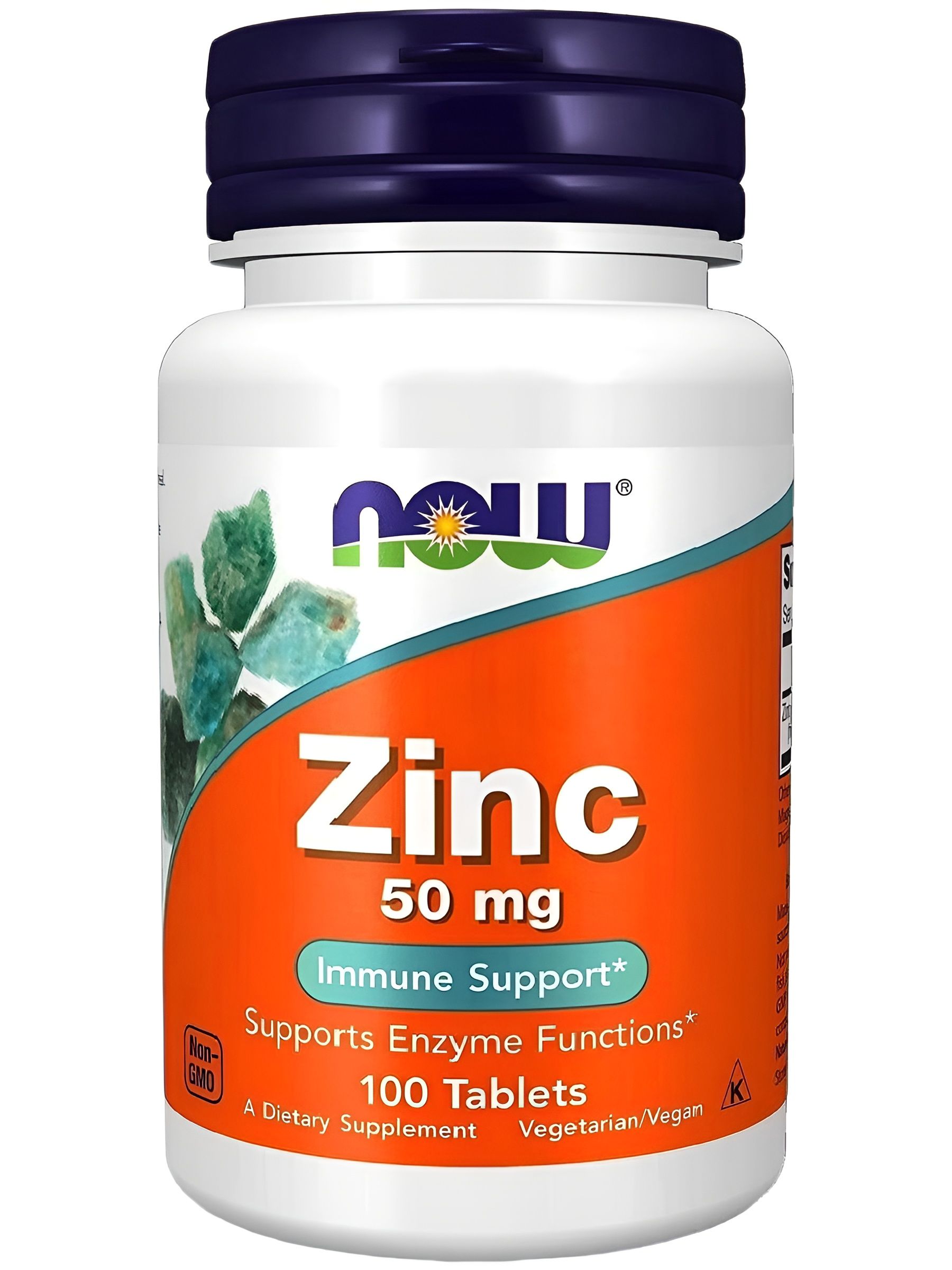 NOW Zinc Gluconate 50 mg 100 tabs / Цинк Глюконат 50 мг 100 таблеток ...