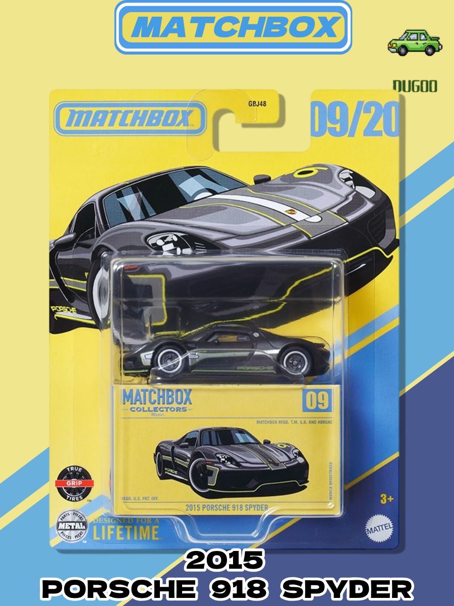 Машинка Mattel Matchbox Premium Collector: 1 Легендарных Автомобилей в ...