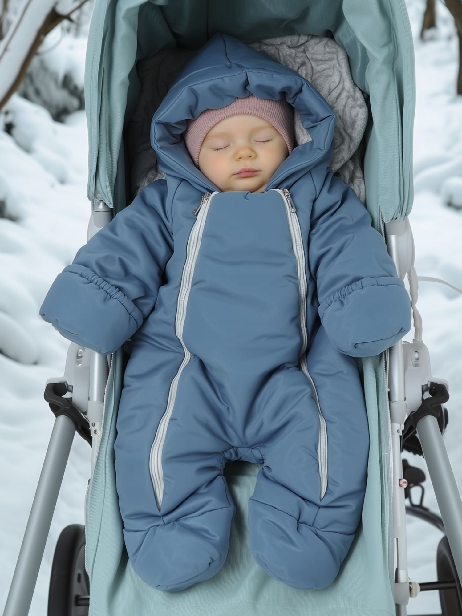 Комбинезон утепленный Девочки, Мальчики Сонный Гномик, размер 68 ярко ...