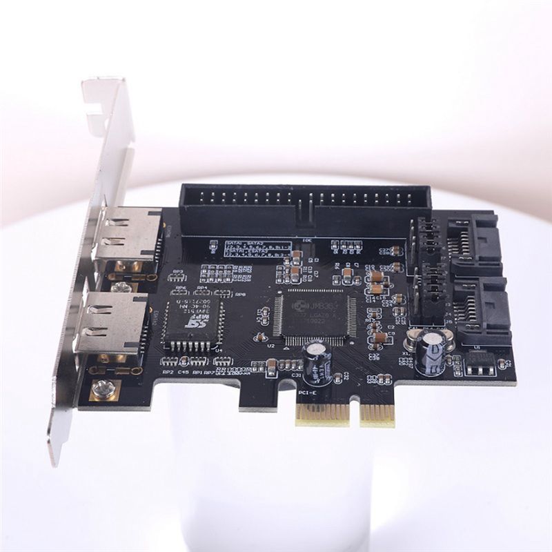Карта адаптера SATA IDE PCI E PCI E на SATA 2.0 + IDE ESATA X2 Combo ...
